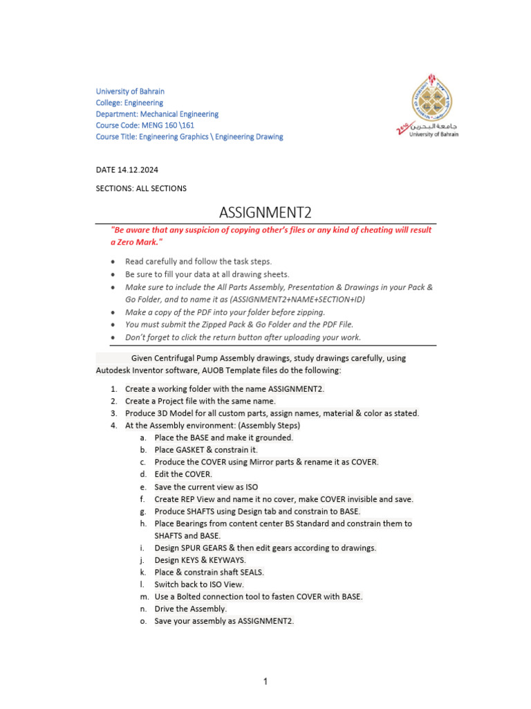 Assignment2 Sem1 24 25 Pdf Screw Mechanical Engineering