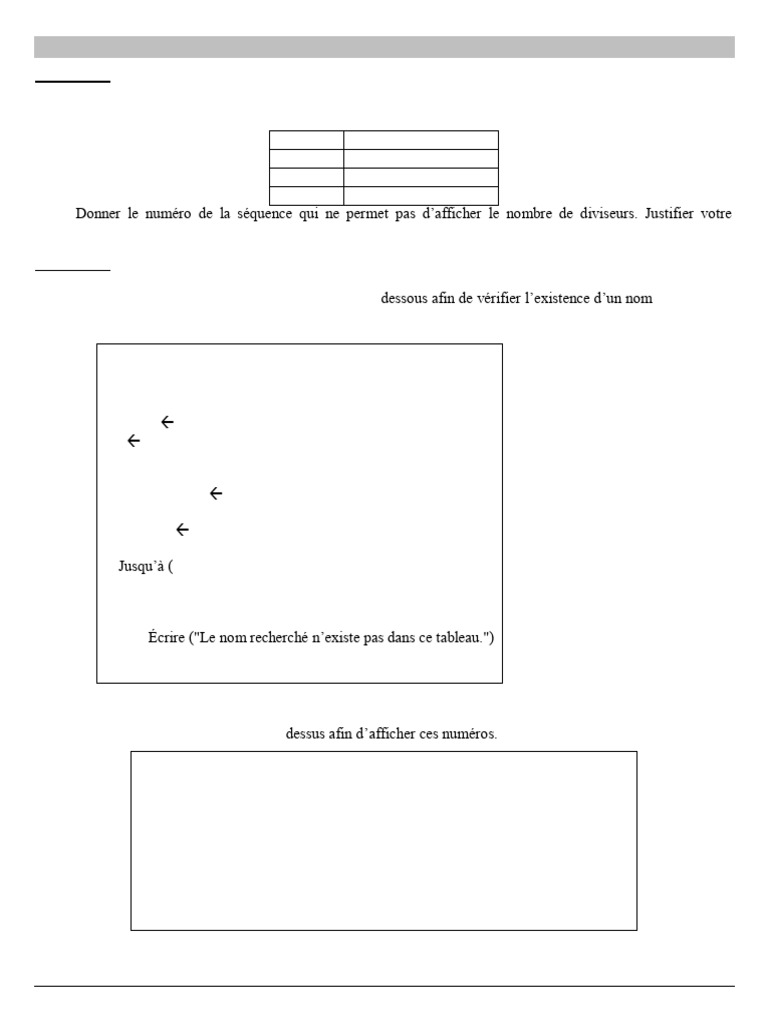 info-revesion theorique (correction) | PDF | Programmation informatique