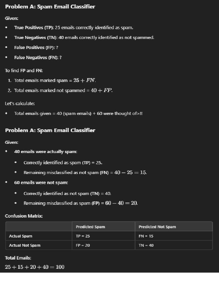 Confusion Matrix | PDF