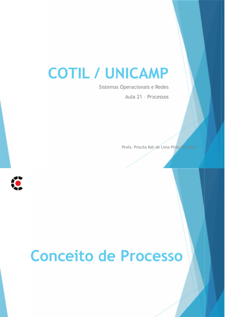 Aula 21 - Processos | PDF