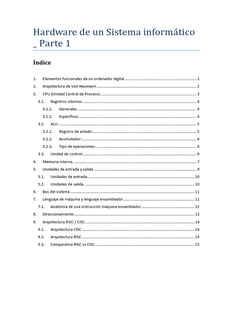 Tema 2 Hardware | PDF | Caché (Computación) | Almacenamiento de datos de la computadora