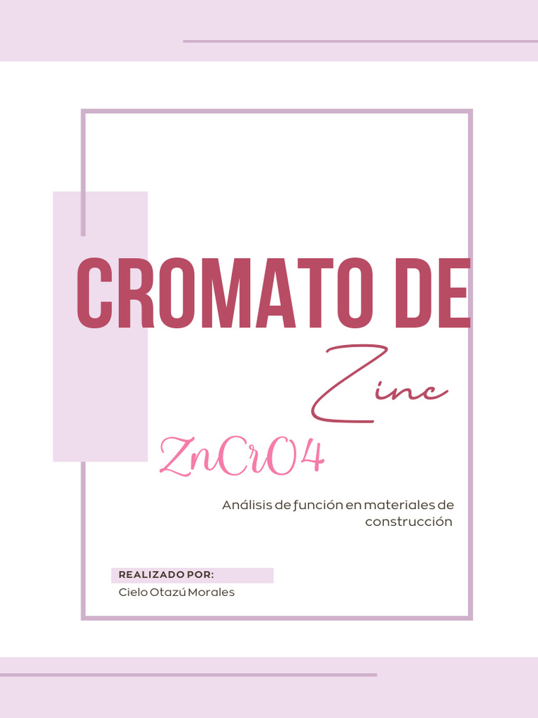 Cromato de Zinc - 20240904 - 225154 - 0000 | PDF