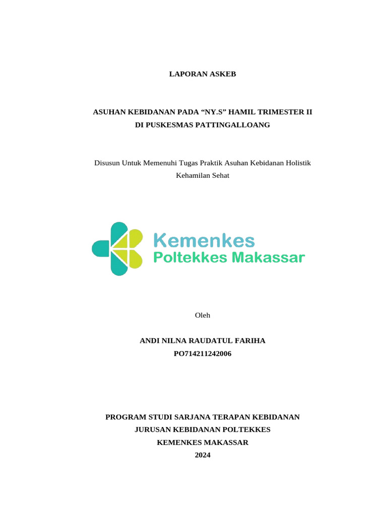 Askeb ANC COC II NY - Sasmita TM 2 | PDF