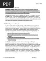 RA 1425 (Rizal Law) | PDF