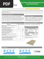 Hoja Técnica de Plyrock | PDF | Materiales de construcción | Materiales