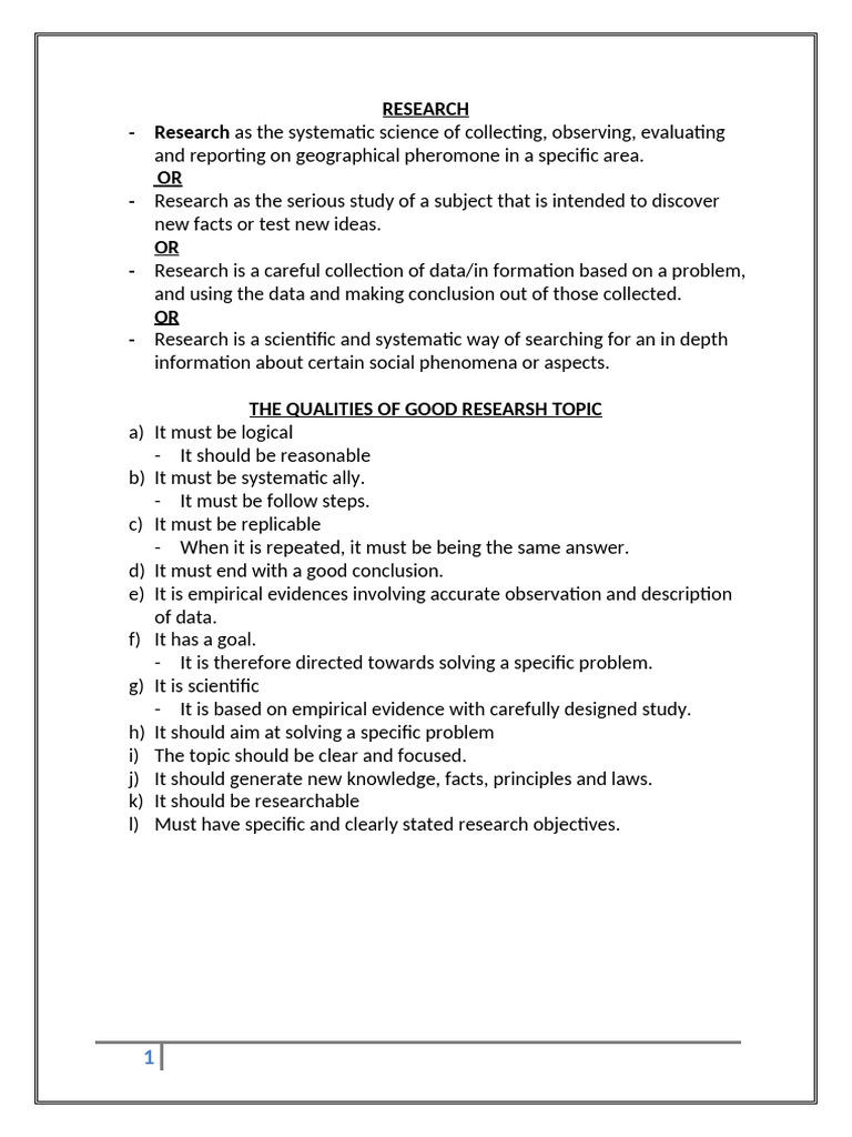 Geography Research Rsh2 | PDF | Sampling (Statistics) | Focus Group