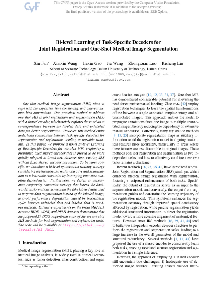 Bi-JROS: Optimizing Medical Image Segmentation | PDF | Image Segmentation | Data Compression