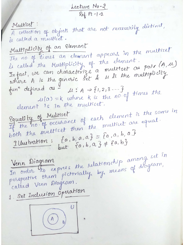 Unit1 Lecture2 DSTL | PDF