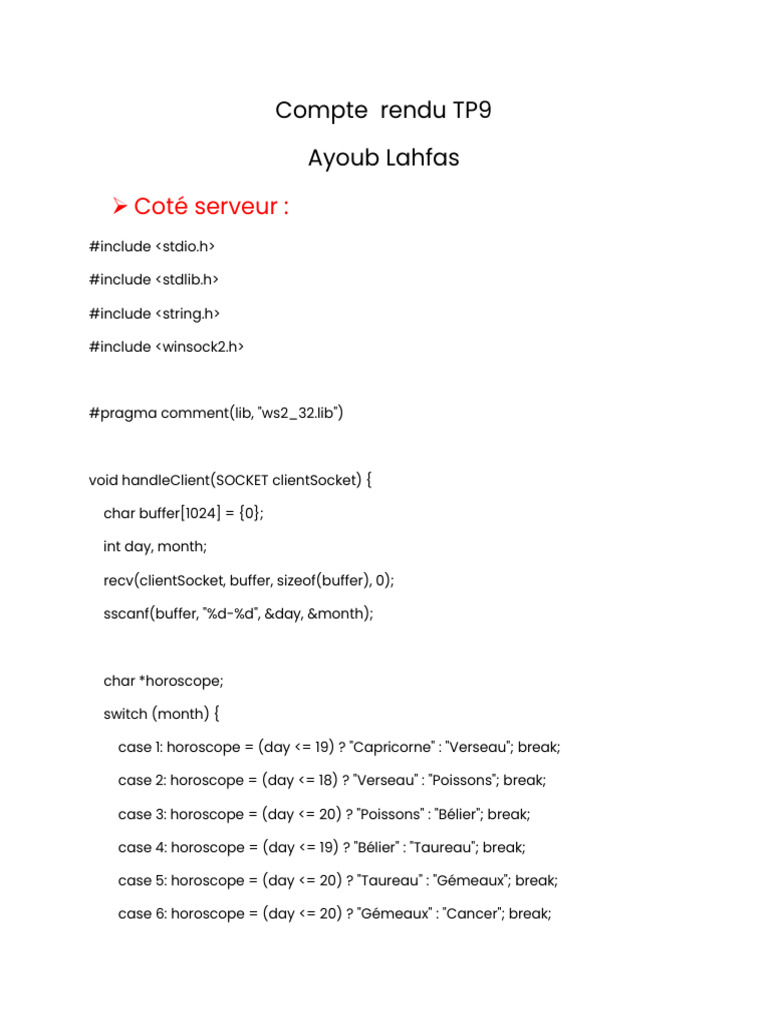Compte Rendu TP9 | PDF | Software Engineering | Object (Computer Science)