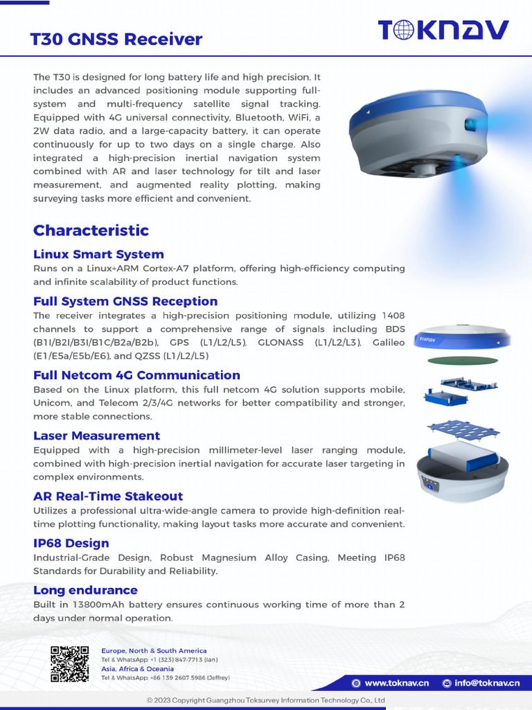 T30 GNSS Receiver | PDF