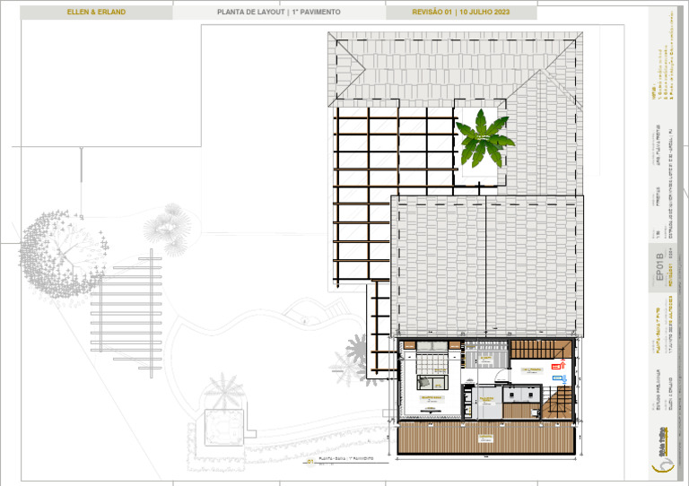 E.borges - Ep01b - Layout 1° Pvto - R01 (10 Jul 23) - Formato A1 | PDF