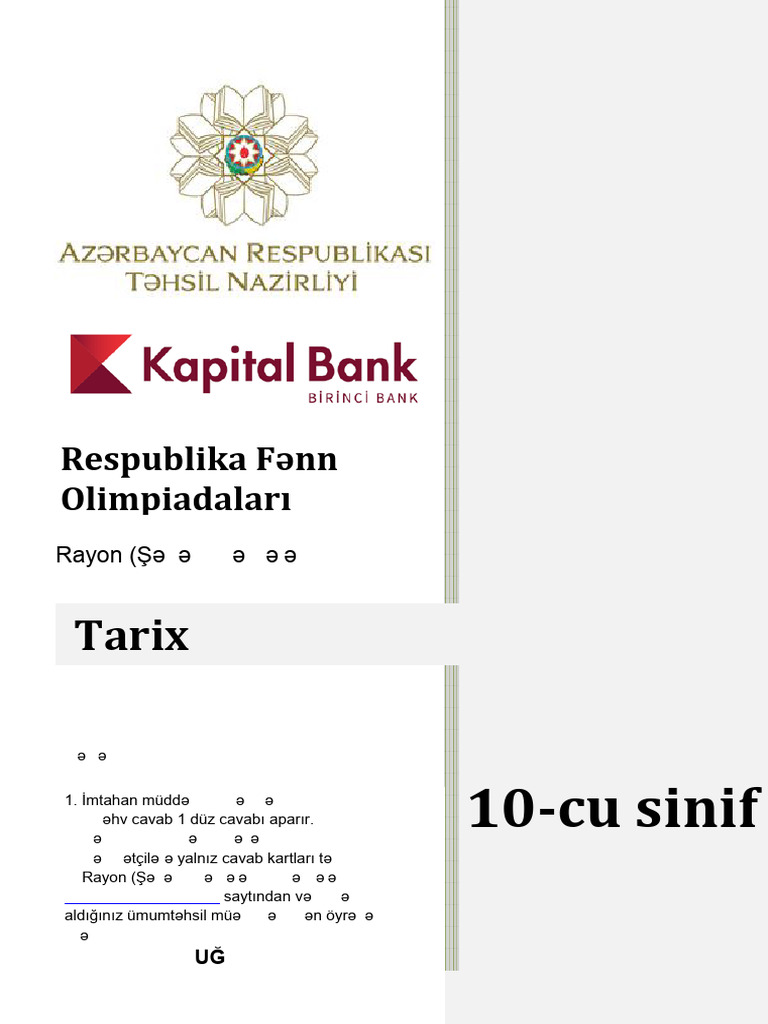 RFO I Tarix Az 10 1 | PDF