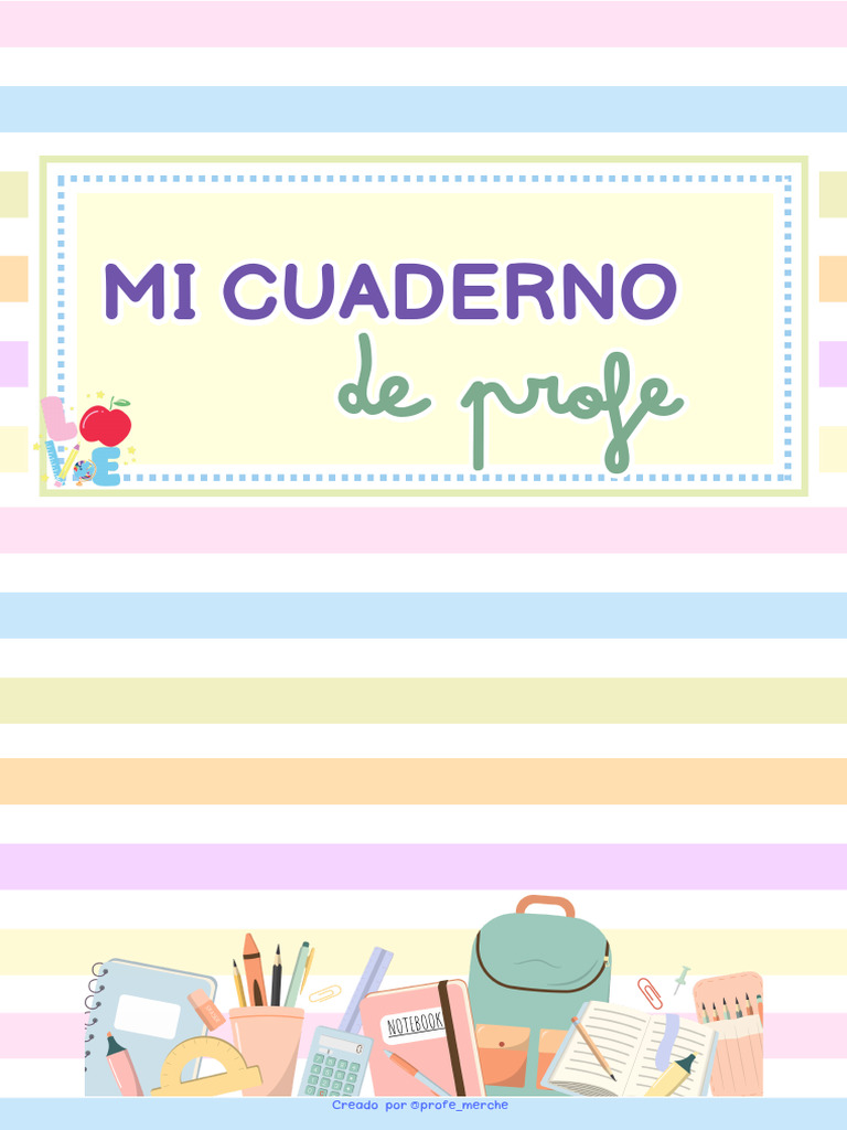 Cuaderno PTAL 24-25 @profe - Merche | PDF