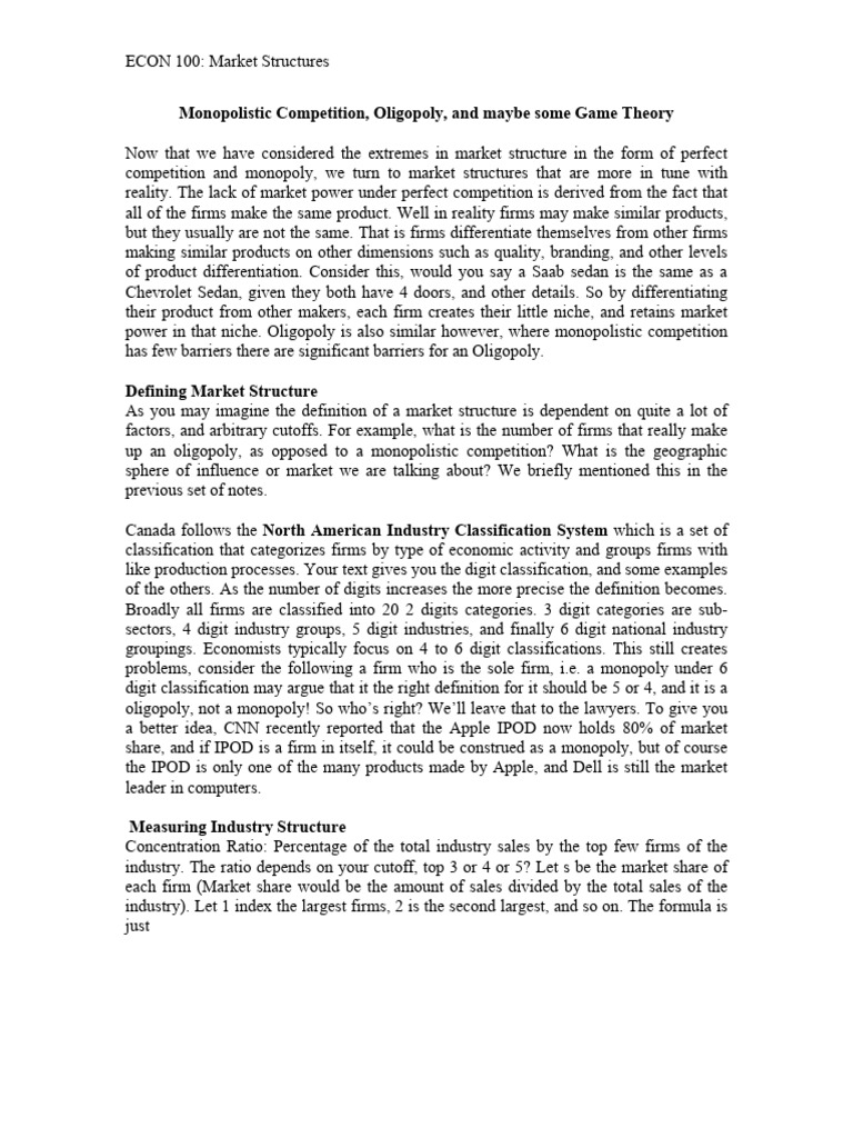 monopolistic_competition MBA | PDF | Profit (Economics) | Monopoly