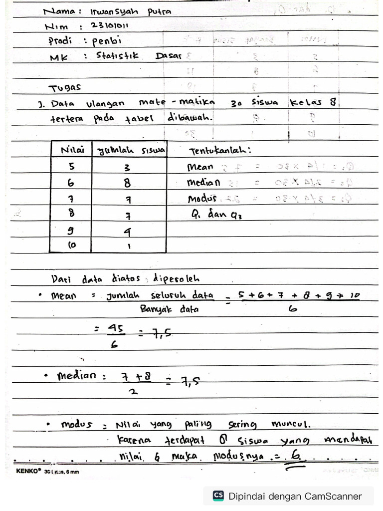 Statistik Dasar | PDF