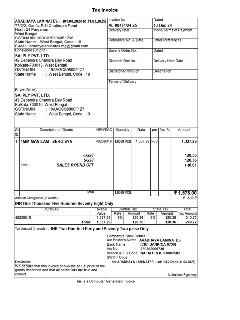 SAI PLY 13 DEC-1 | PDF | Taxation | Government Finances