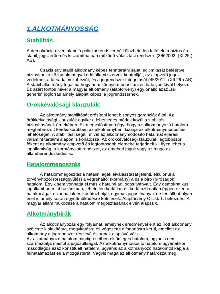 Aj Elemző Sablon És Fogalmak | PDF
