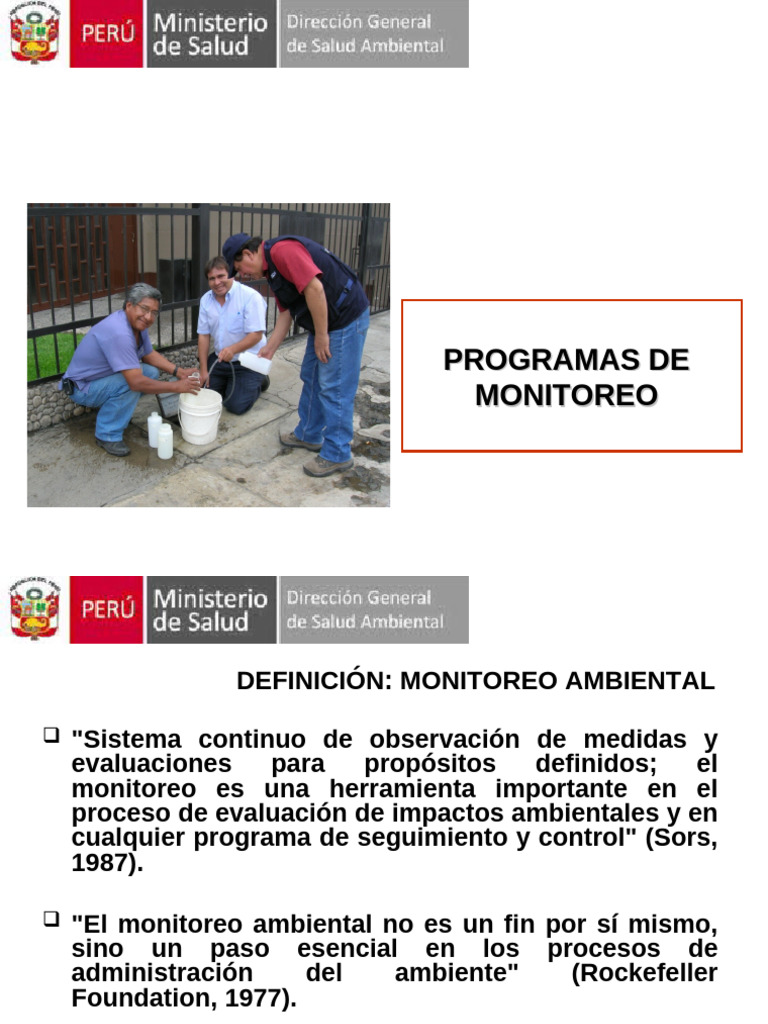 Programas de Monitoreo | PDF | Agua | Entorno natural