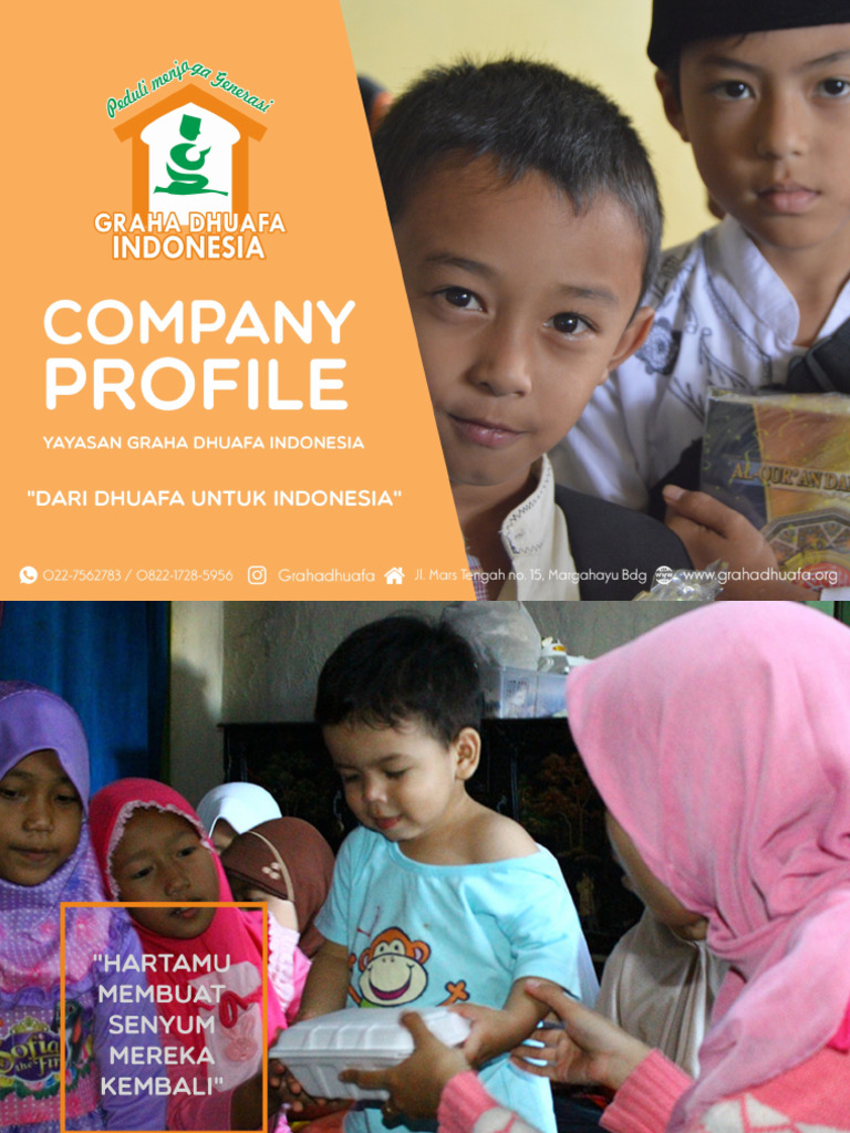 Company Profile Yayasan Graha Dhuafa 1 28 Pdf