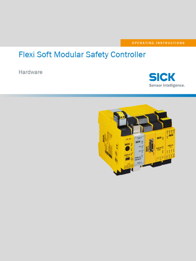 Operating Instructions Flexi Soft Modular Safety Controller Hardware en Im0031660 | PDF | Safety ...