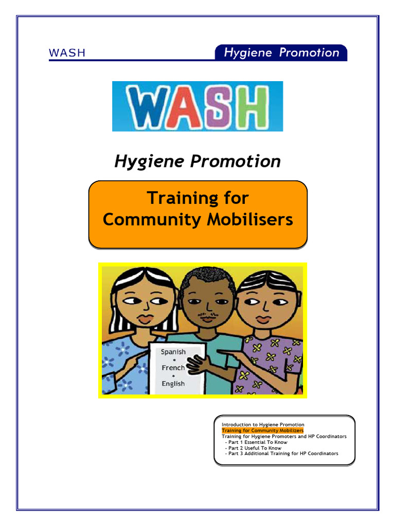 117570618 WASH Hygiene Promotion Training for Community Mobilisers ...