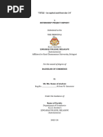 Internship Report Cover Page Template | PDF