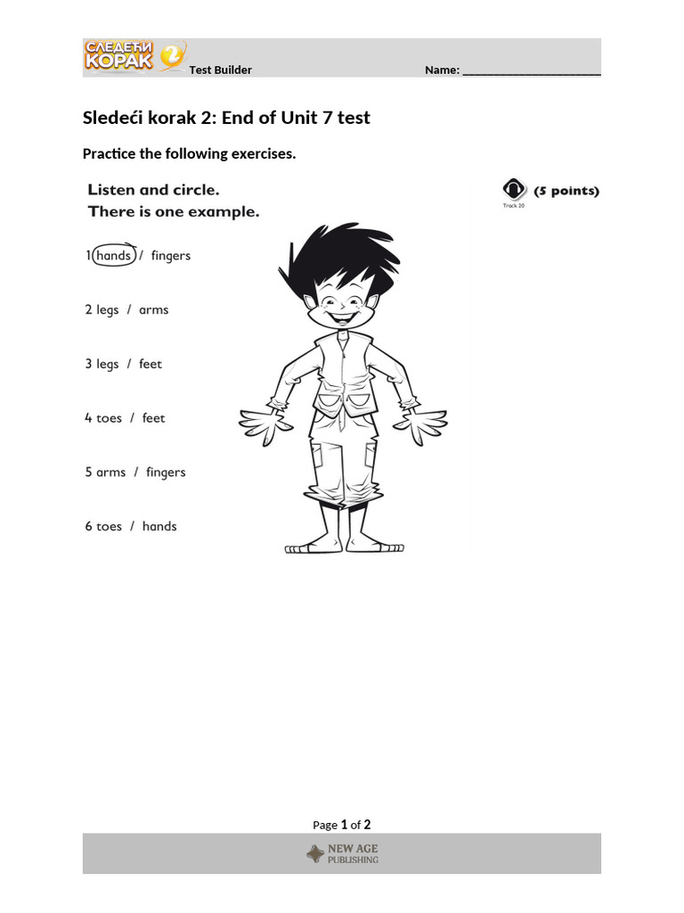End of Unit 7 Test | PDF