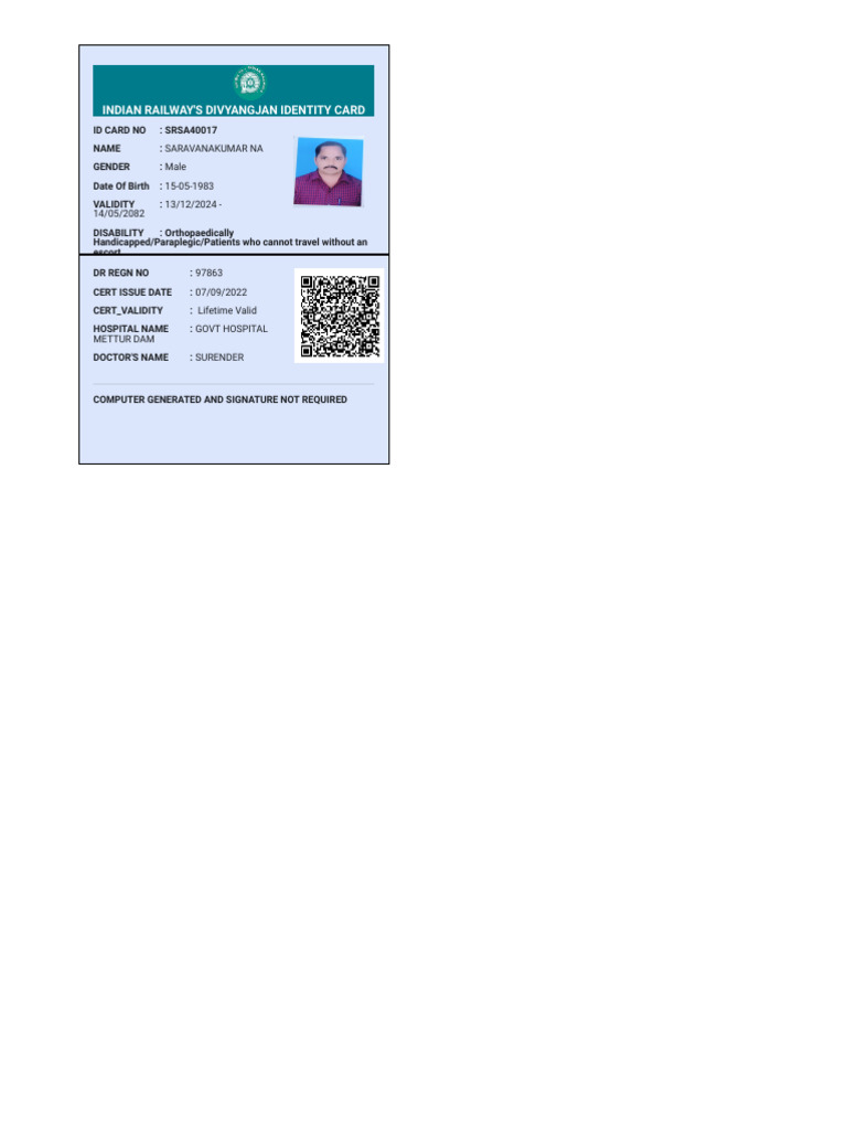 Divyangjan Card (1) | PDF