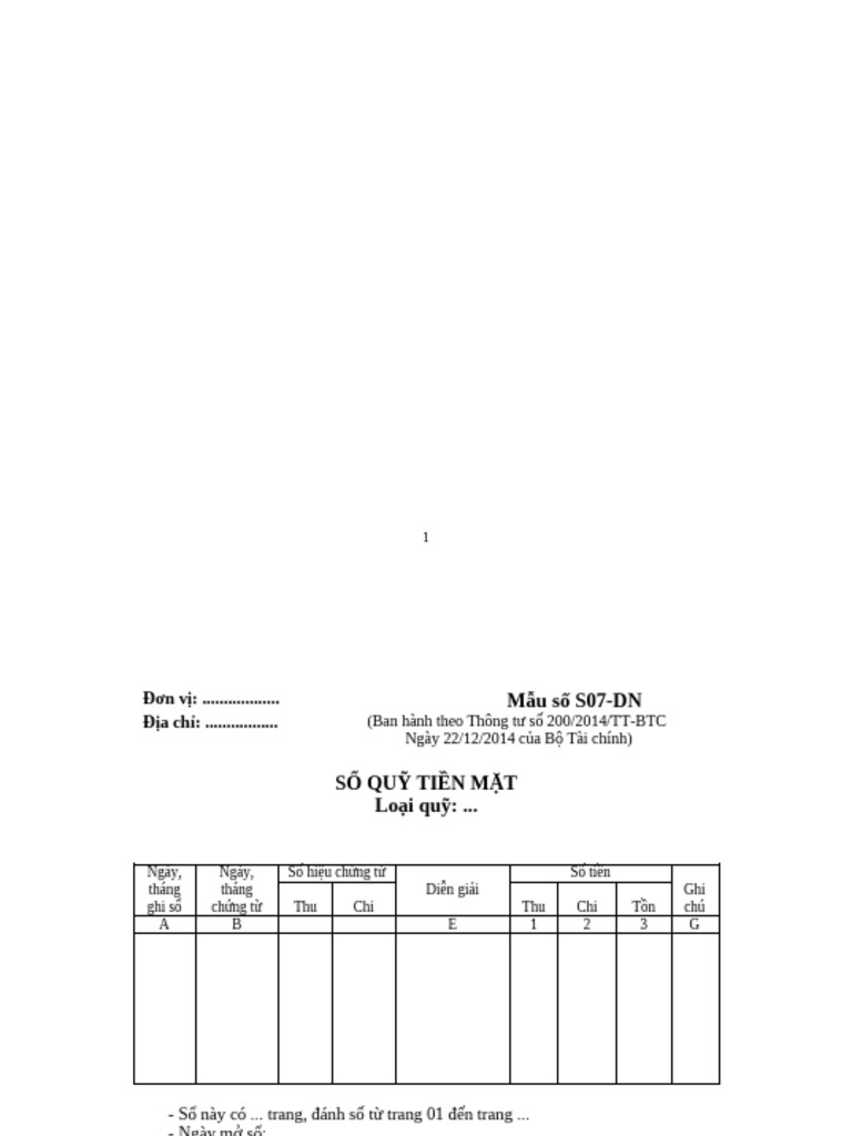 200 - PL4-Phần A-So chi tiet | PDF