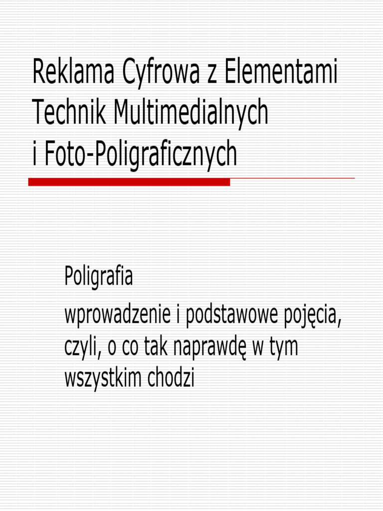 1 Poligrafia | PDF