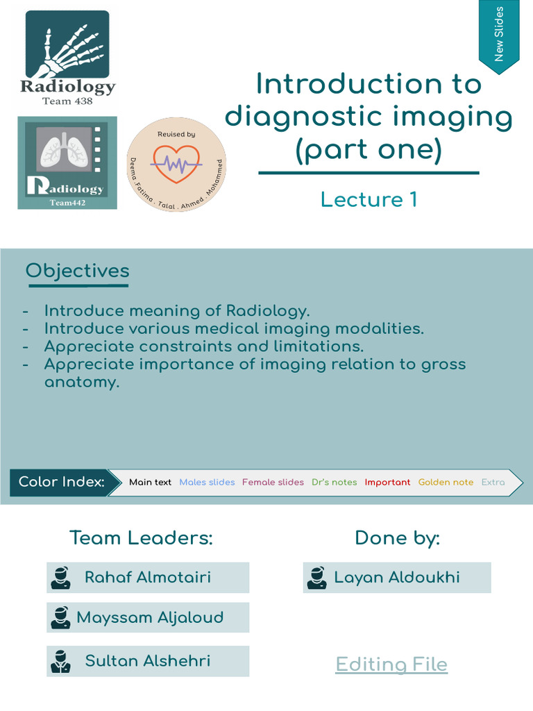 1-Introduction to Diagnostic Imaging | PDF | Medical Imaging | Radiology