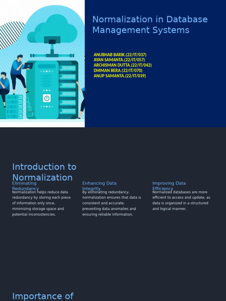Normalization in Database Management Systems | PDF | Information Science | Computing