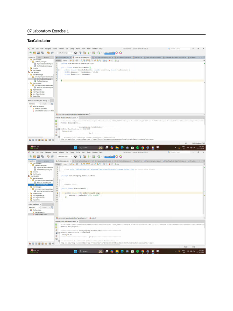 07 Laboratory Exercise 1 | PDF