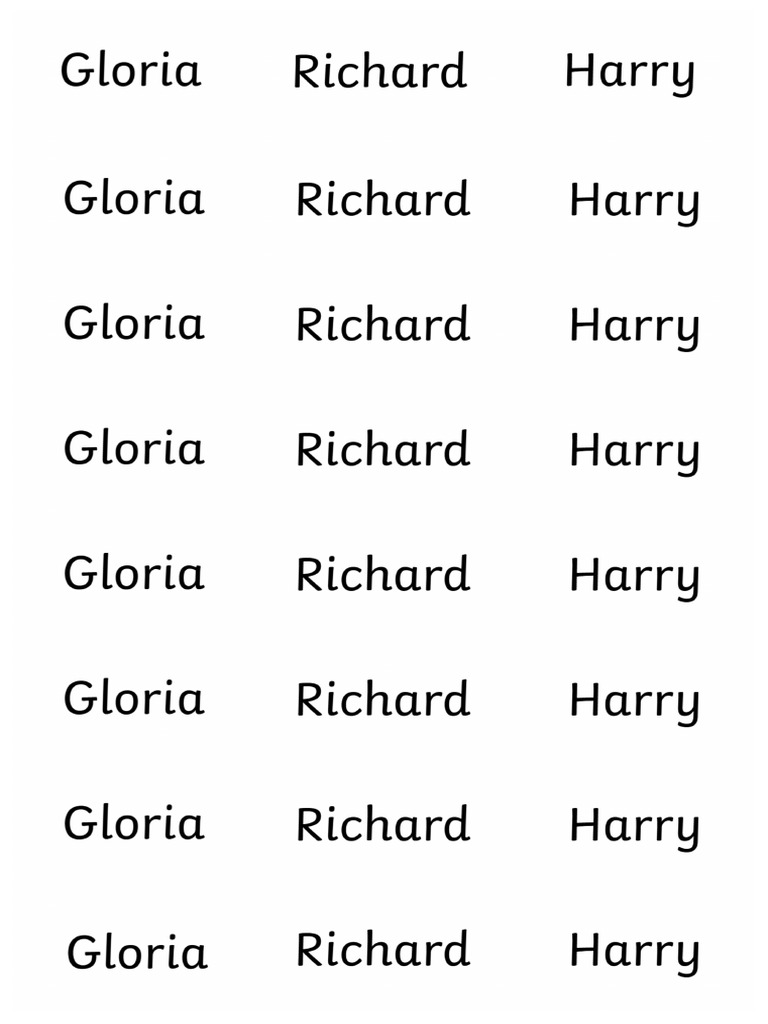 Schools Name Labels | PDF