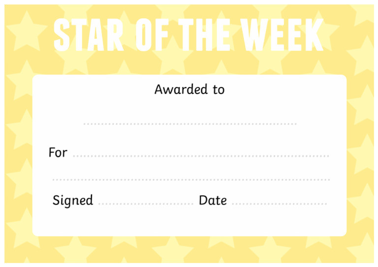 Star of the week | PDF