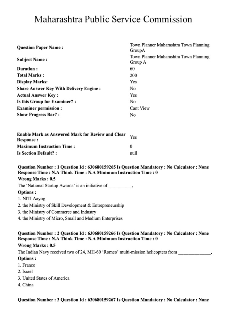 General-Awareness-Question-Paper-1 | PDF