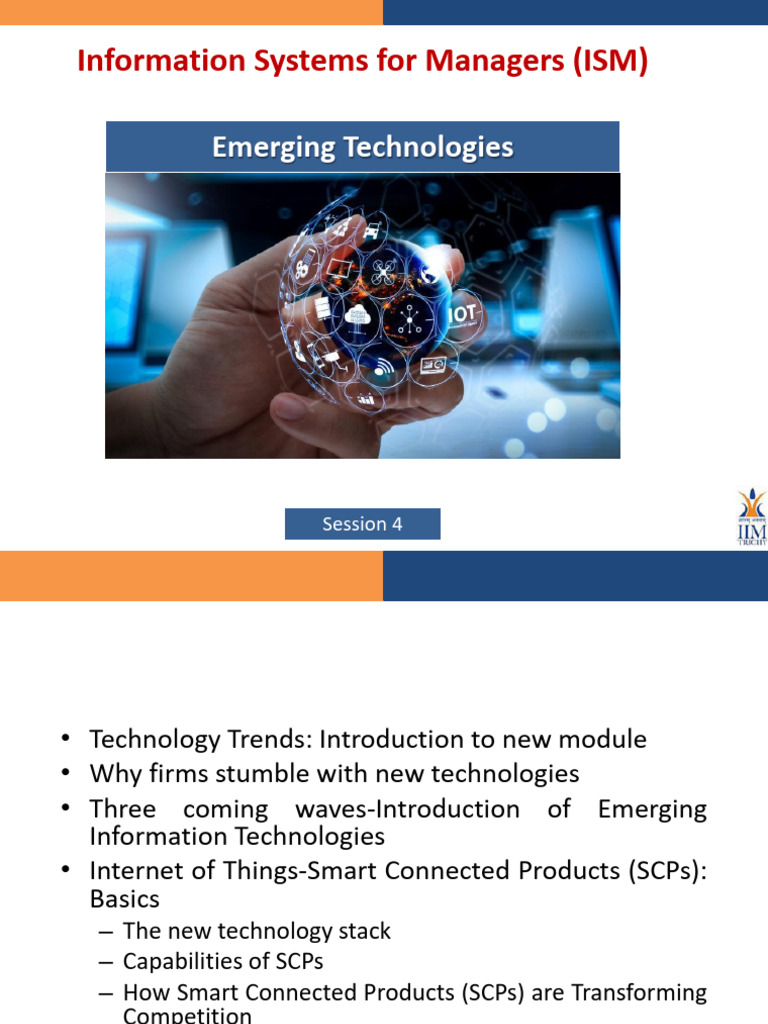 ISM 2024 - Session 4 | PDF | Internet Of Things | Augmented Reality