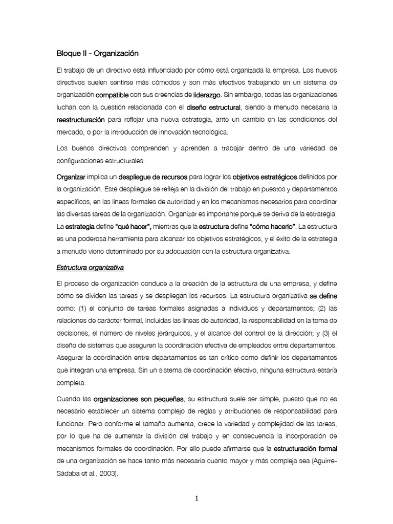 Estructura Organizativa Empresarial | PDF | Business