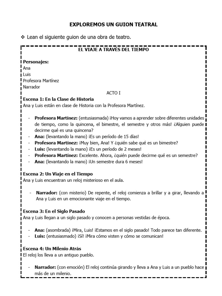 Tarea 06 de Dic | PDF | Teatro