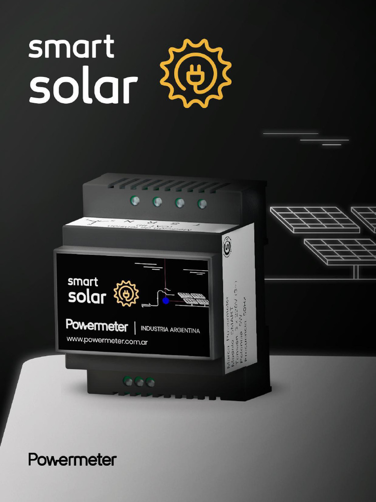 Medición Eficiente con Powermeter Solar | PDF | Fotovoltaica | Sistema fotovoltaico
