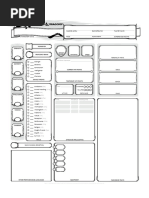 D&D 5E Character Sheet | PDF | Dungeons & Dragons | Role Playing Games