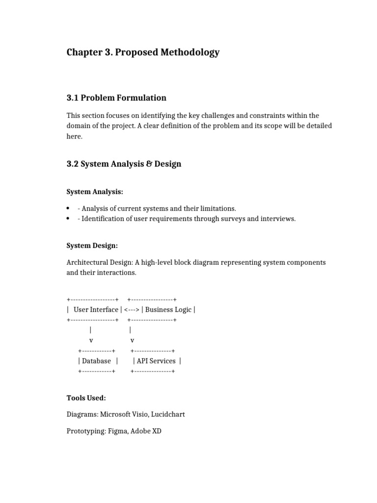 Chapter 3 Methodology | PDF