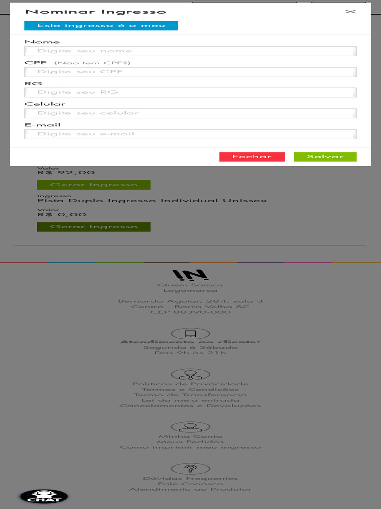 Ingressos Thiago Soares Pagode 2024 | PDF