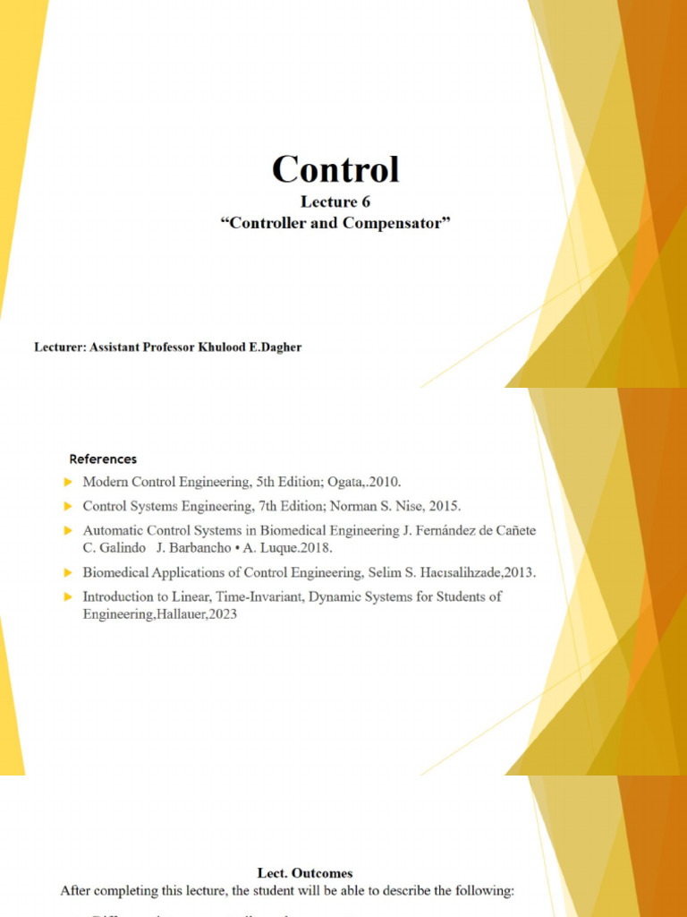 Lect 6 Controller | PDF