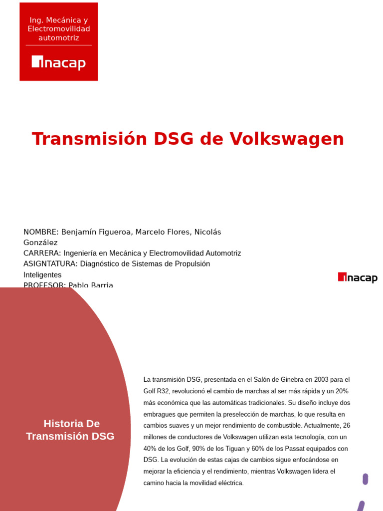 Ppt Final Dsg Volkswagen | PDF | Volkswagen | Vehículos