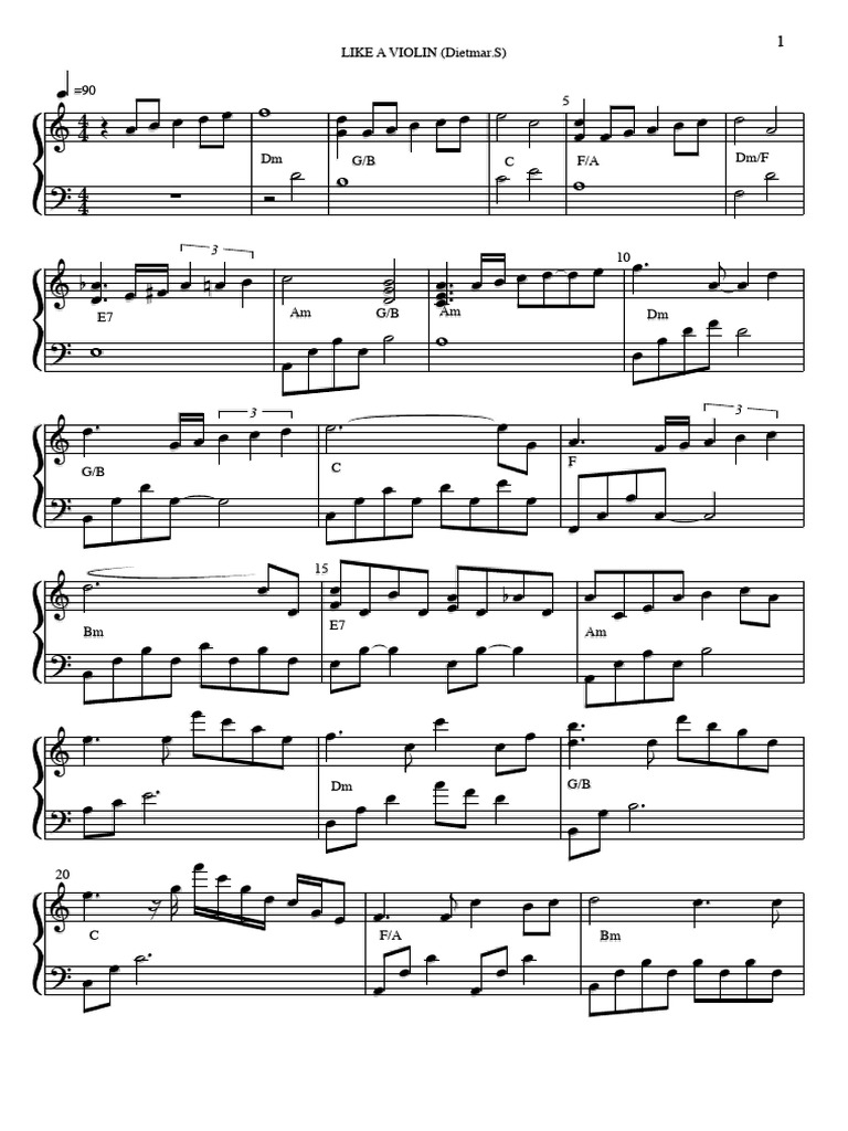 Like A Violin - 4pag | PDF