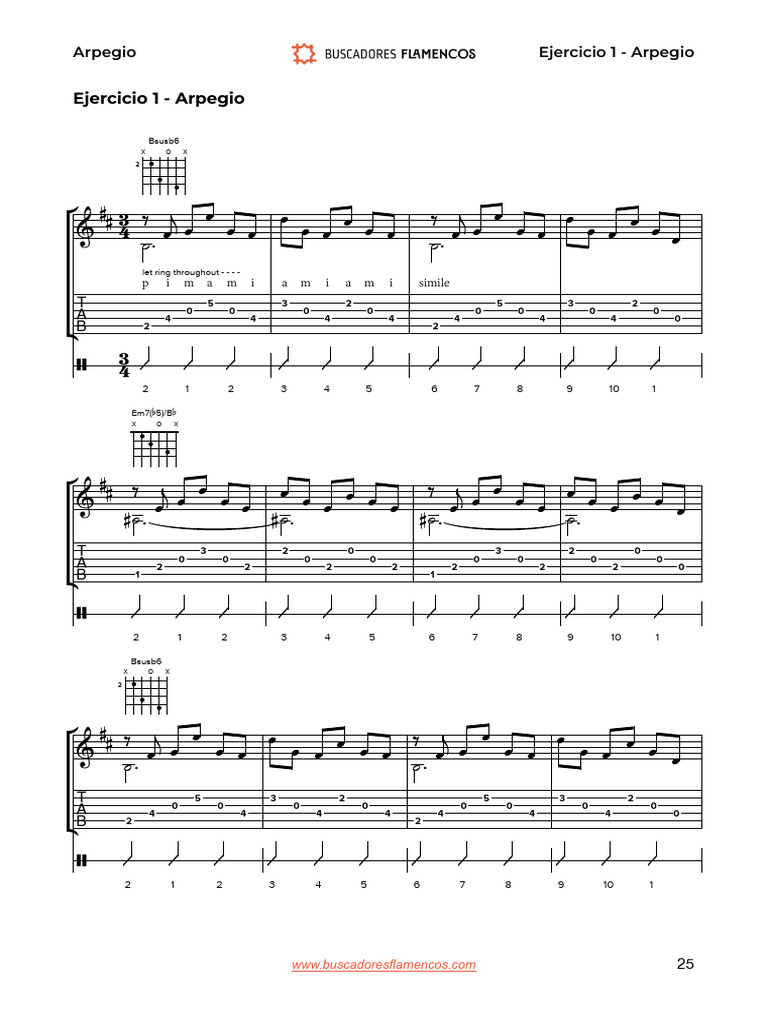 Arpegio-Ejercicio-1 | PDF