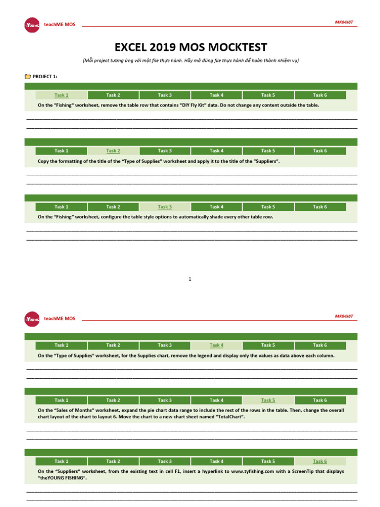 note mock tes excel 4 | PDF