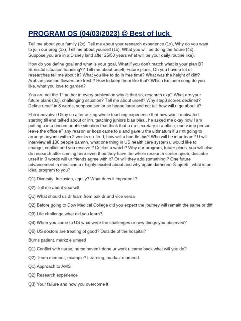 Qs Asked and To Ask During Interview Plus Behavioral Qs 2023 | PDF | Cost Of Living | Veteran