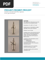 ASCO 342 Series Filter Regulators | PDF | Filtration | Stainless Steel